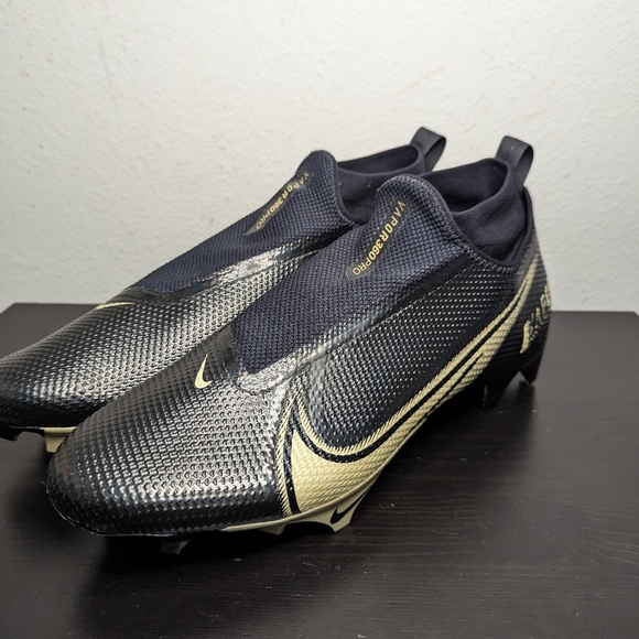 Nike | Shoes | Nike Mens Sizes Vapor Edge Speed 36 Black Gold Football ...